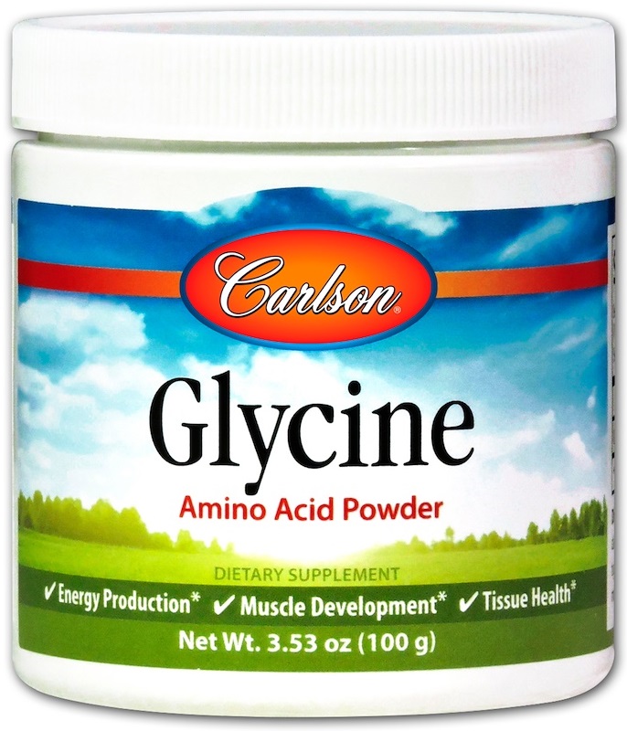 Carlson Labs - Glycine, Amino Acid Powder - 100g em Ecosupplements