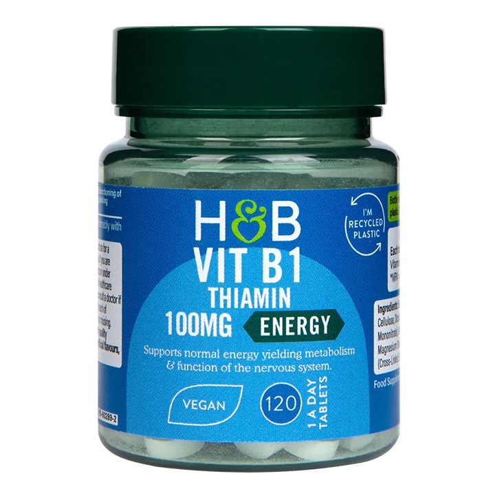 Holland & Barrett - Vit B1, 100mg - 120 tabs em Ecosupplements