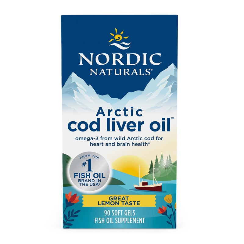Nordic Naturals - Arctic Cod Liver Oil, 750mg Lemon (EAN 768990891298 ...